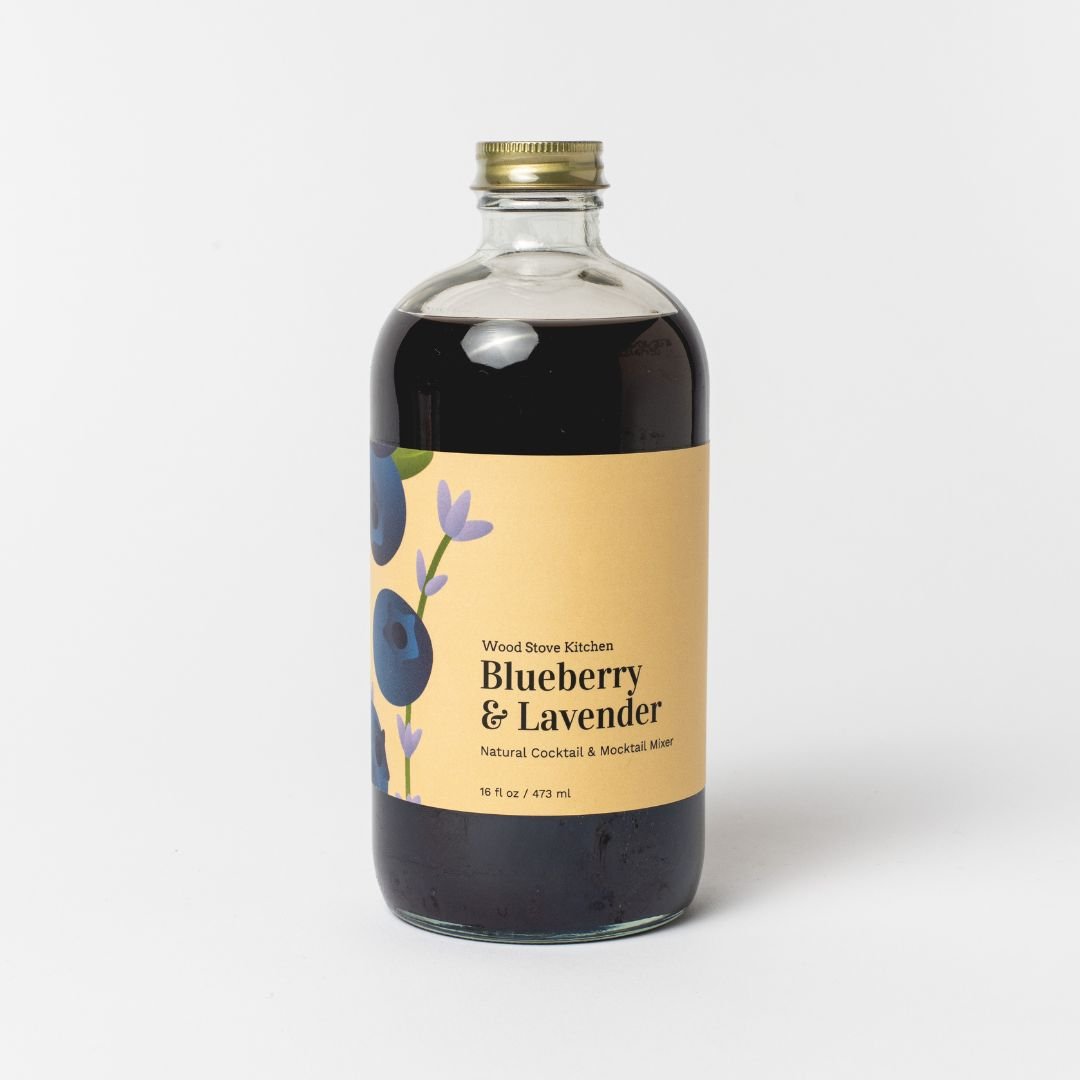 Blueberry & Lavender Cocktail and Mocktail Mixer | Here Here Market
