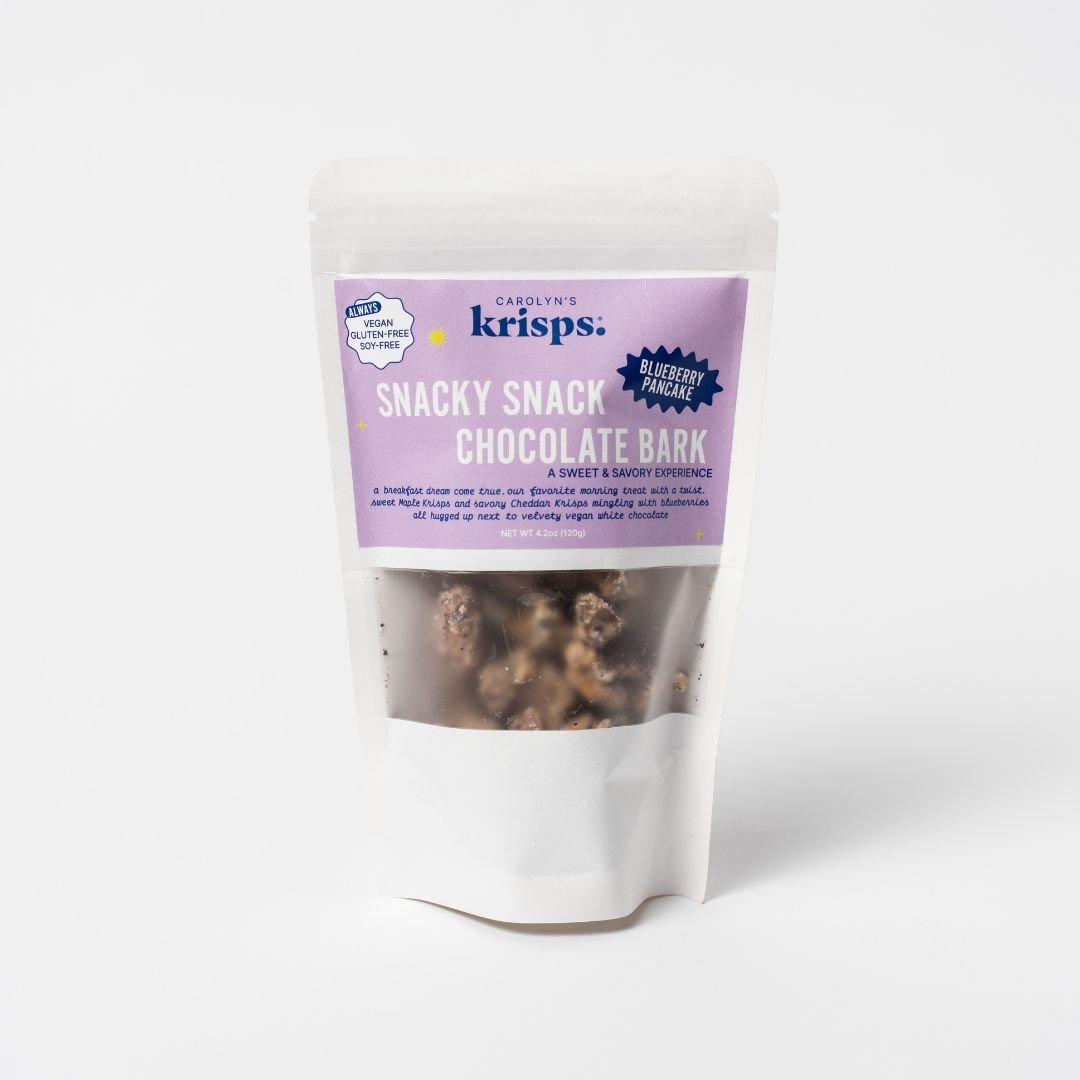 Blueberry Pancake Chocolate Snack Bark | Vegan Food Products | Here ...