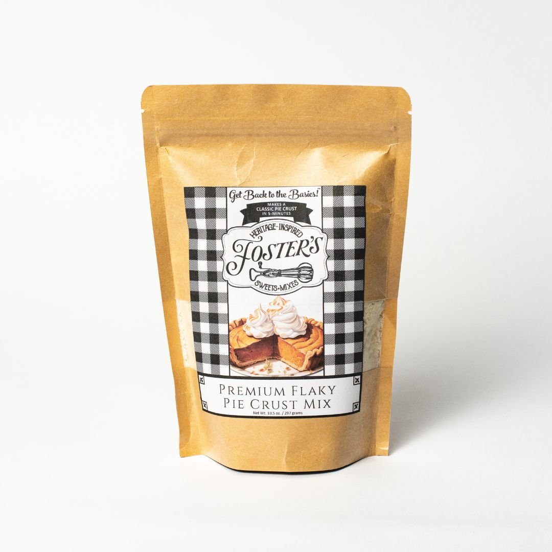 Flaky Pie Crust Mix | Foster's Sweets & Mixes | Here Here Market