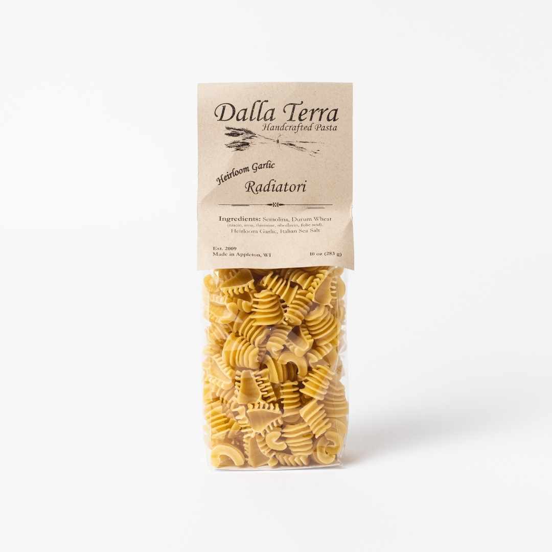 Heirloom Garlic Radiatori by Dalla Terra Pasta | Pasta & Noodles | Here ...
