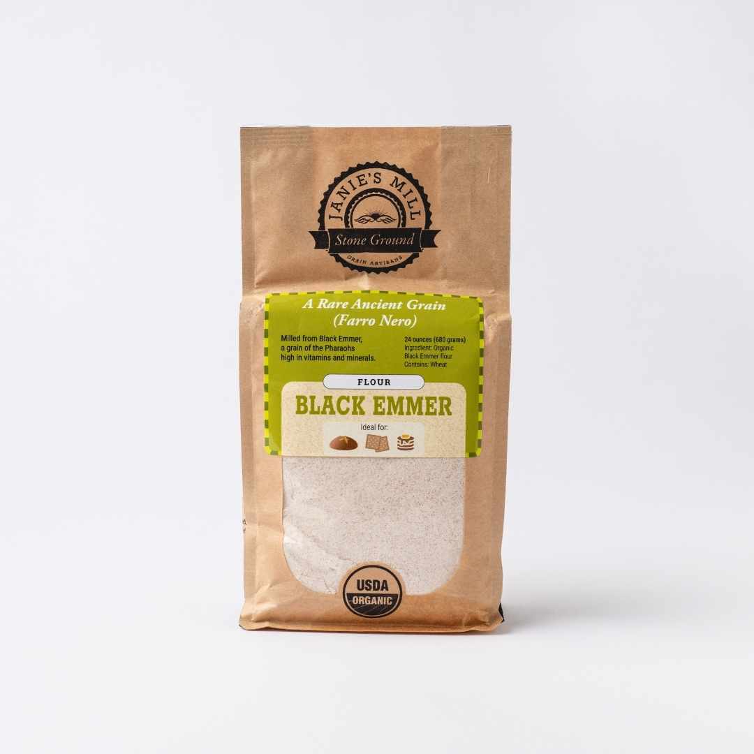 Organic Stone-Ground Ancient Black Emmer flour by Janie's Mill | Flour ...